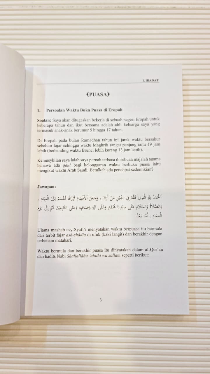 Fatwa Mufti Kerajaan 2016 – Nollybook Brunei